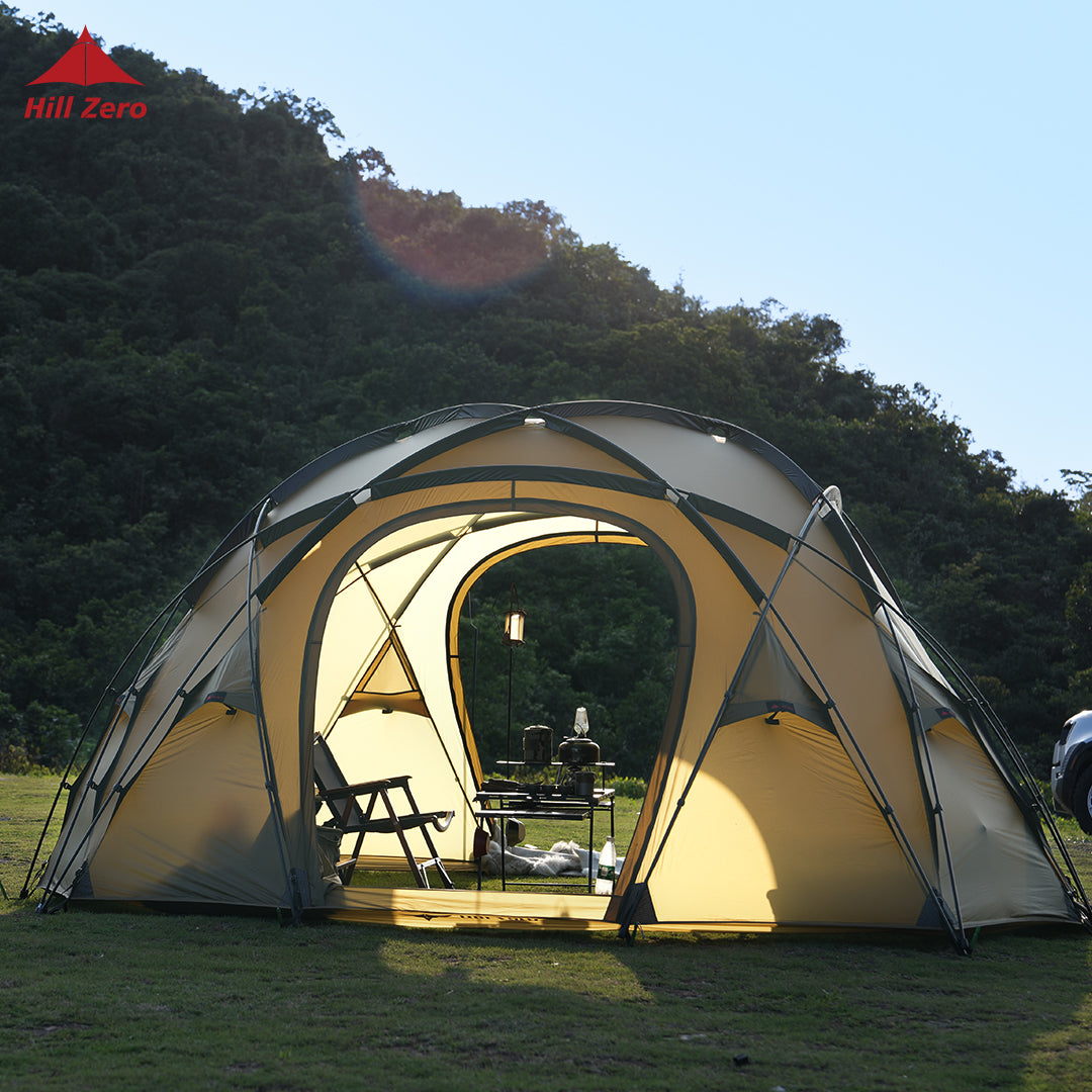 Hill Zero Tower M Geodesic 6 Person Large Dome Hot Tent With Stove Jac